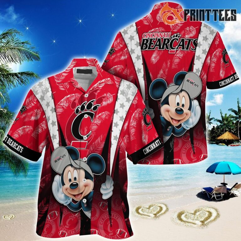 Bearcats Football Logo Custom Red Summer Shirt, Sports Gift Ideas | Fox ...