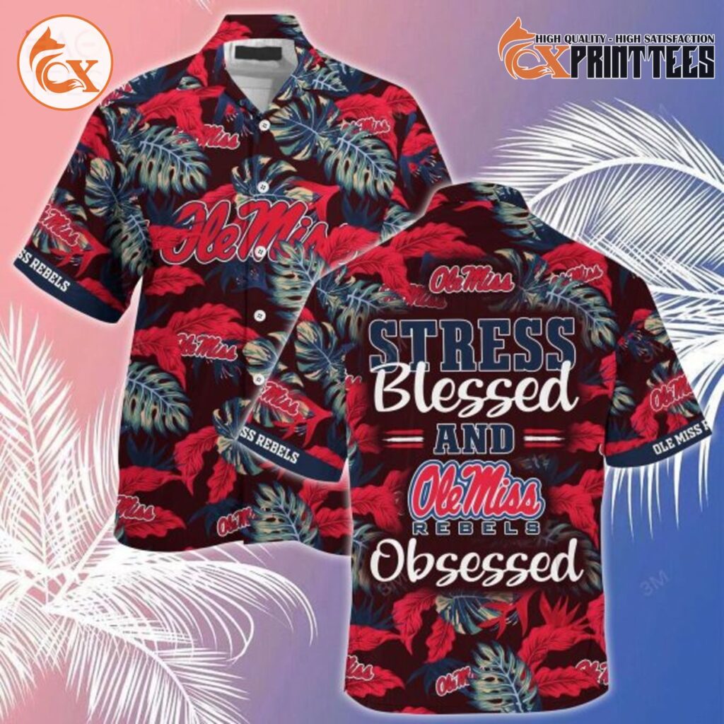 Ole Miss Sports Tropical Hibiscus Leaf Beach Shirt: Best Gifts for ...
