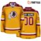 Washington Redskins Gold Hockey Jersey - Perfect Gift for Fans!