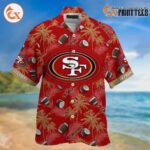 49ers SF Logo Custom Coconut Tree Red Summer Shirt, Cool Gift Ideas For ...