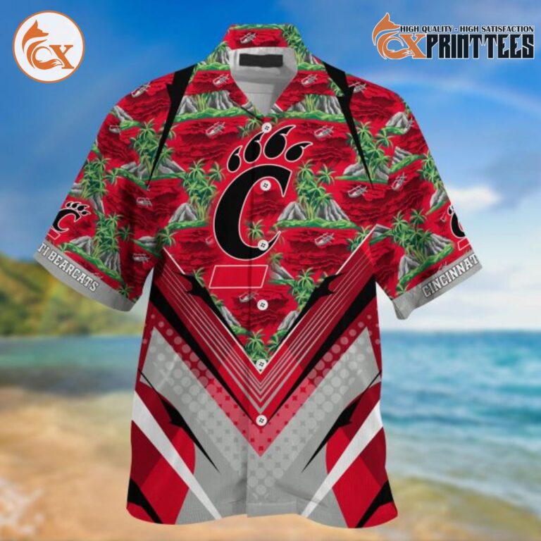 Bearcats Logo Custom Tropical Isle Hawaiian Shirt, Gift Ideas For ...