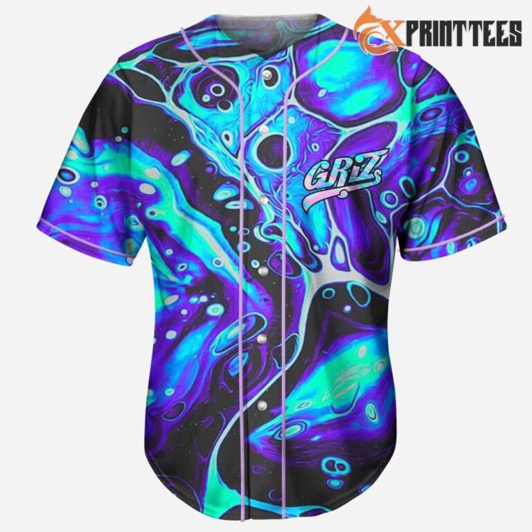 Griz Logo Oil Slick EDM Jersey, Gift For Music Lovers | Fox Print Tees