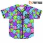 Good Vibes Quotes In Unique Smiley Face Pattern Jersey | Fox Print Tees