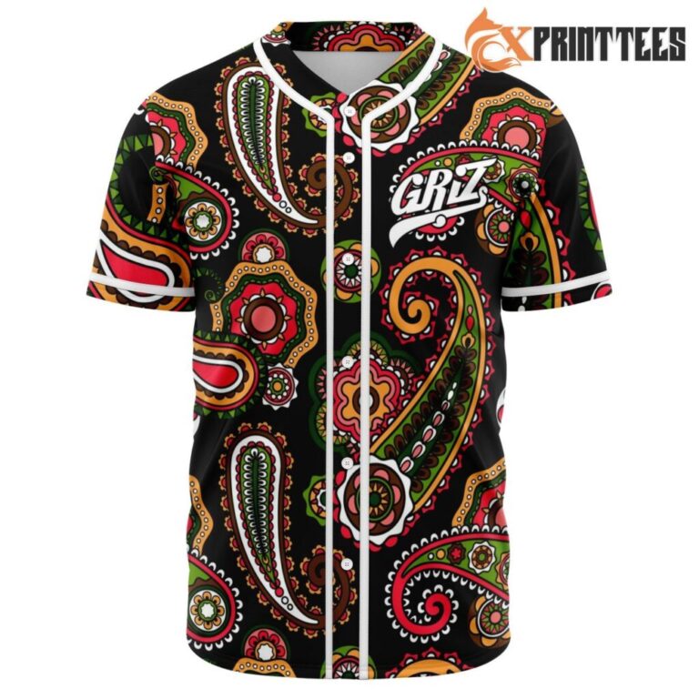 Griz Logo Oil Slick EDM Jersey, Gift For Music Lovers | Fox Print Tees