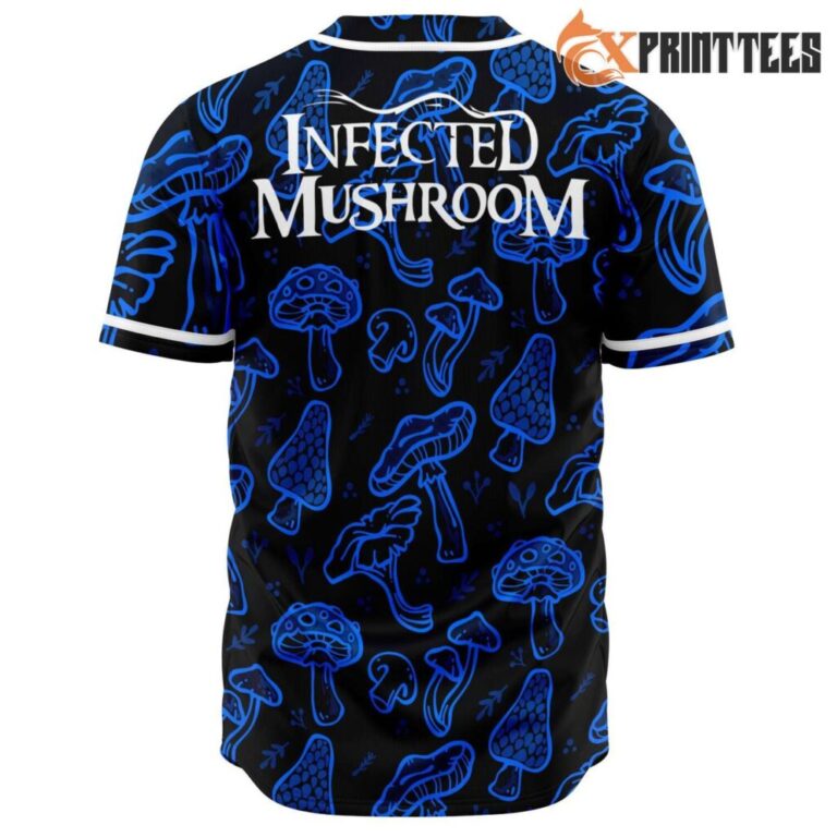 Infected Mushroom Art Black Blue Jersey, Cool Outfits For EDM Lover ...