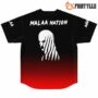 Malaa Nation Red Sublimated Christopher Custom Jersey,Cool Outfits For ...