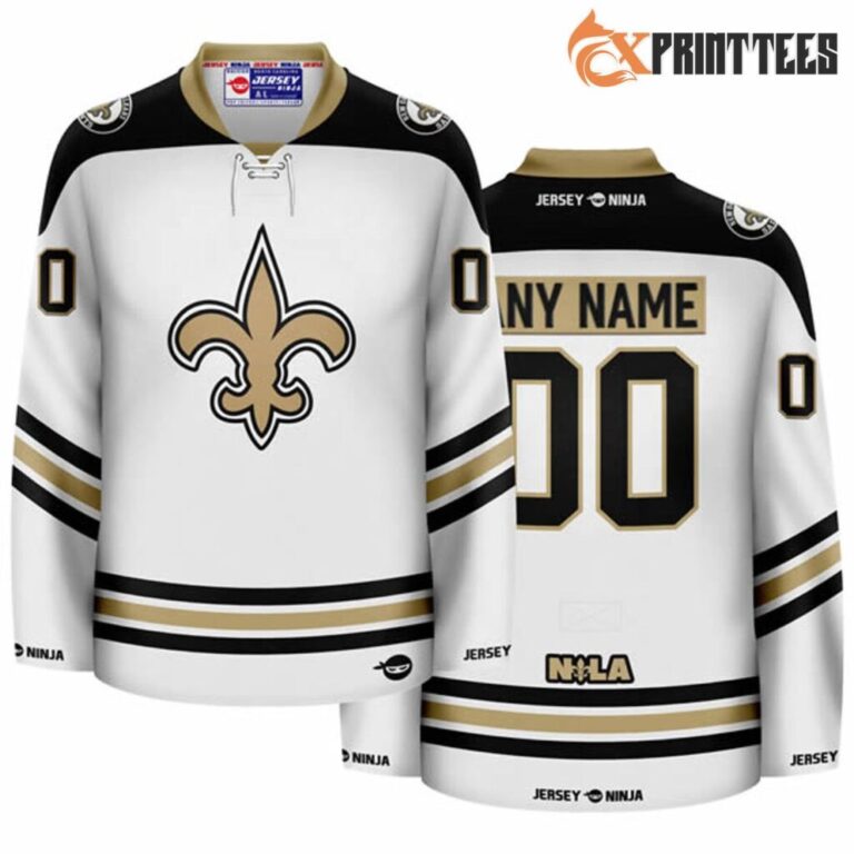 New Orleans Saints NFL Logos Custom Gold Sand Hawaiian Shirt, Cool Gift ...