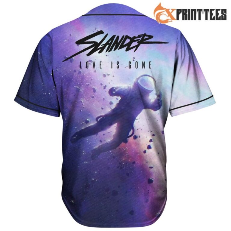 Purple Nebula Space Slander Baseball Jersey For EDM Festivals | Fox ...