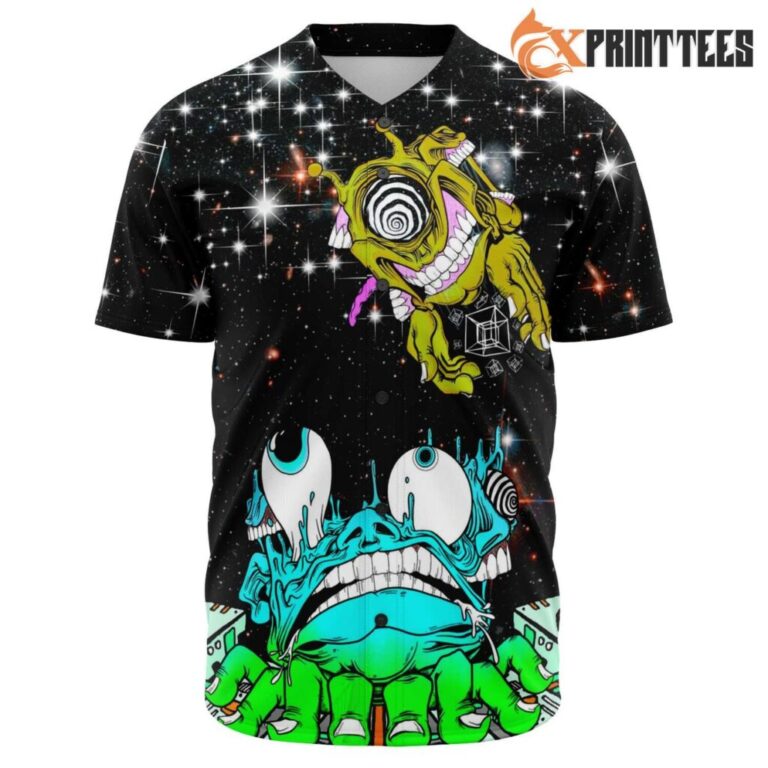 Subtronics Live Cyclop Army Teal Green Baseball Jersey, Gifts For EDM ...