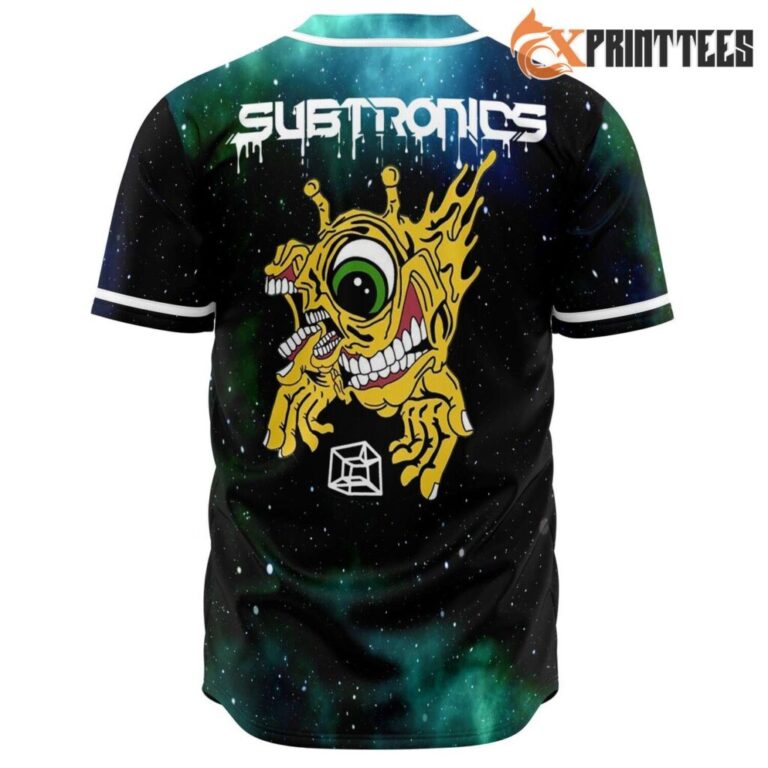 Subtronics Live Cyclop Army Teal Green Baseball Jersey, Gifts For EDM ...